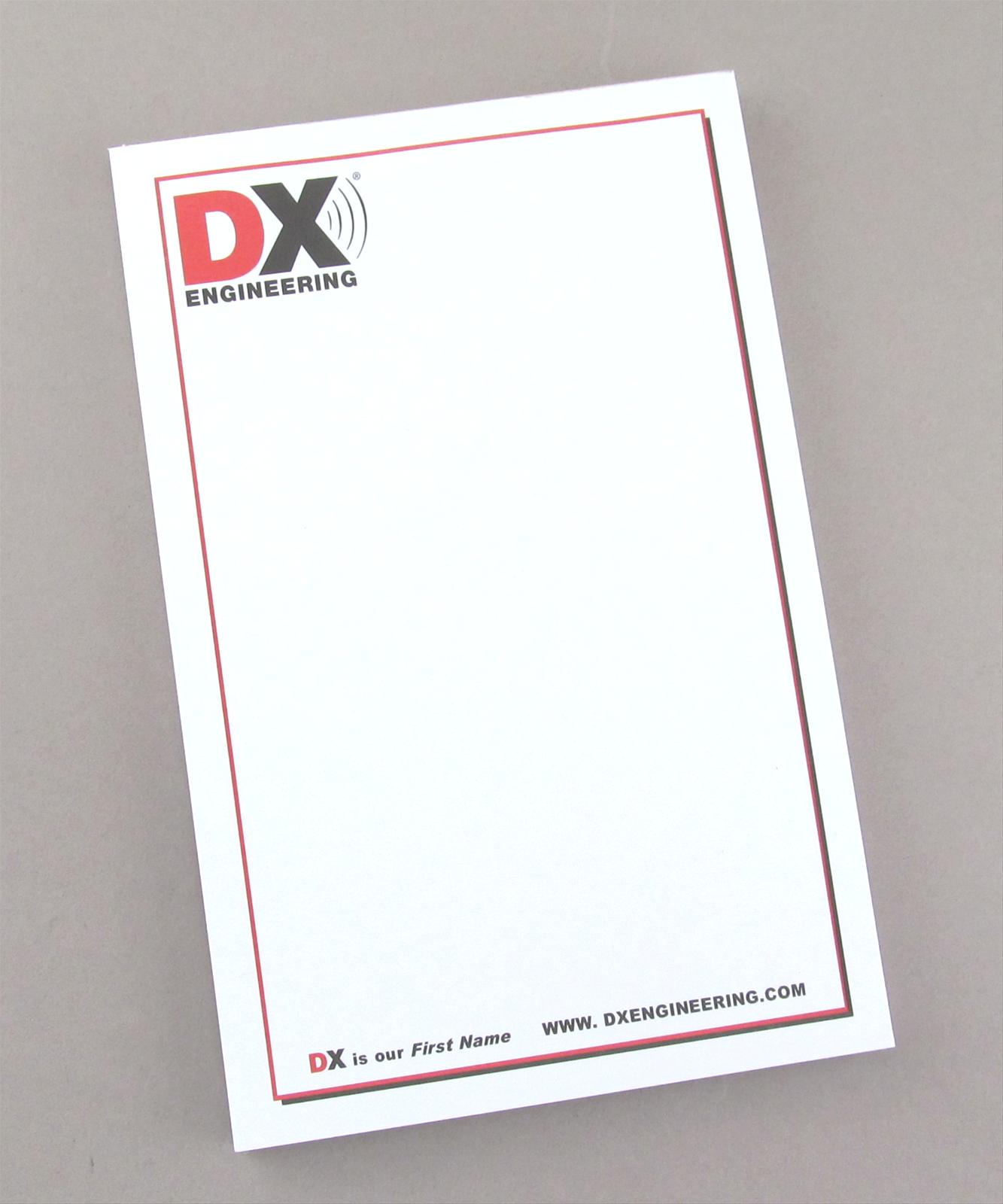 DX Engineering DXE-NOTEPAD DX Engineering Note Pads | DX Engineering