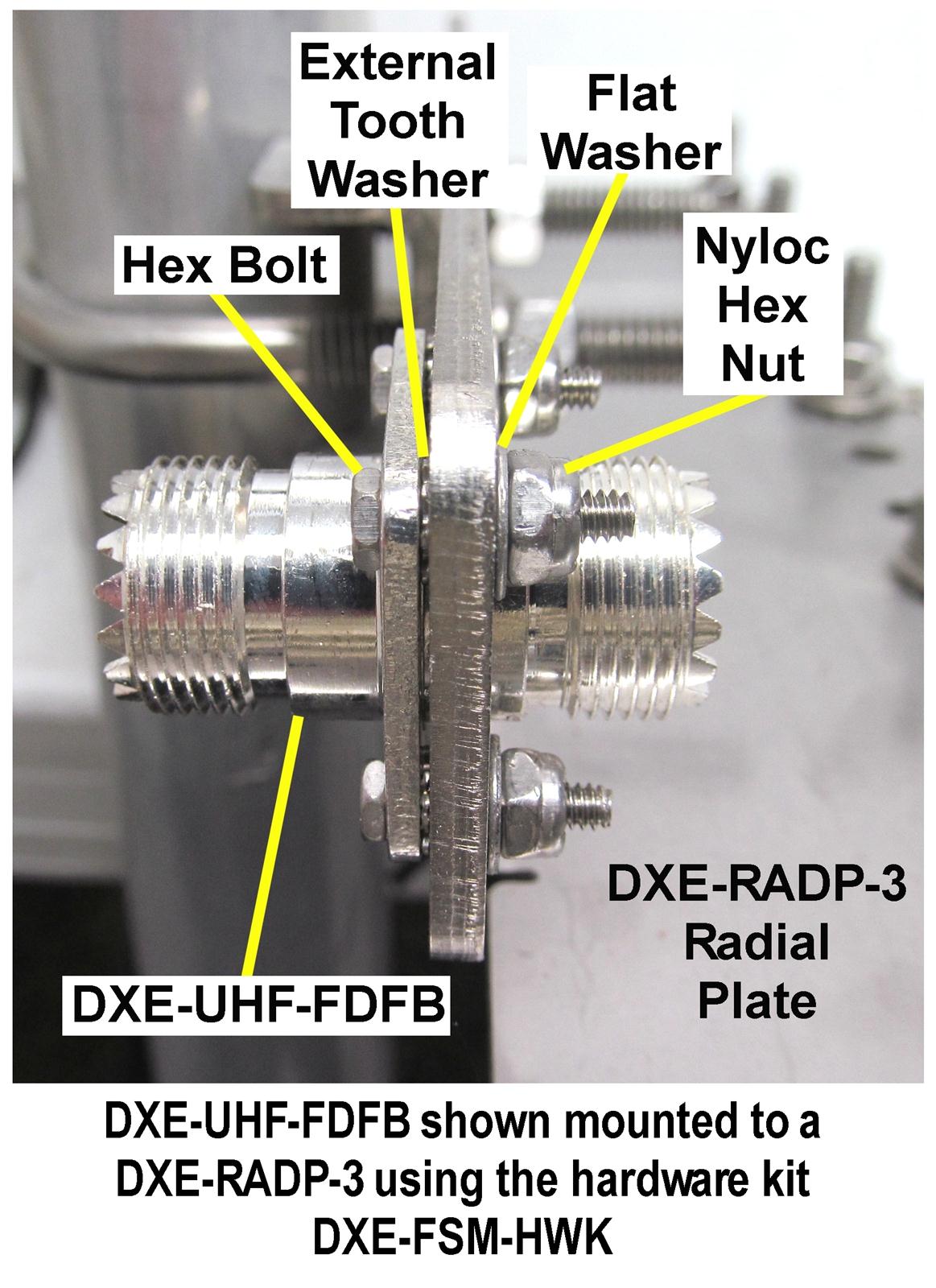 DX Engineering DXE-RADP-3 DX Engineering Radial Plates | DX Engineering