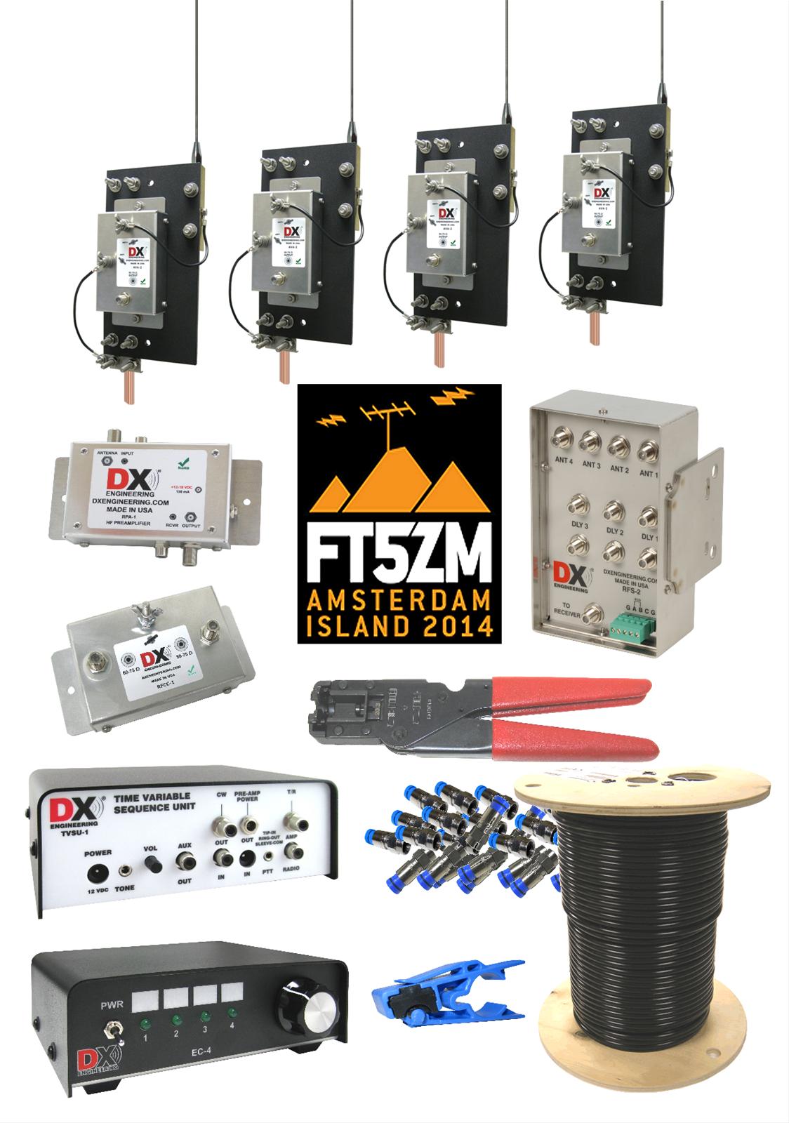 DX Engineering DXE-RFS-FT5ZM DX Engineering 2014 FT5ZM Amsterdam Island DXpedition Receive Array ...
