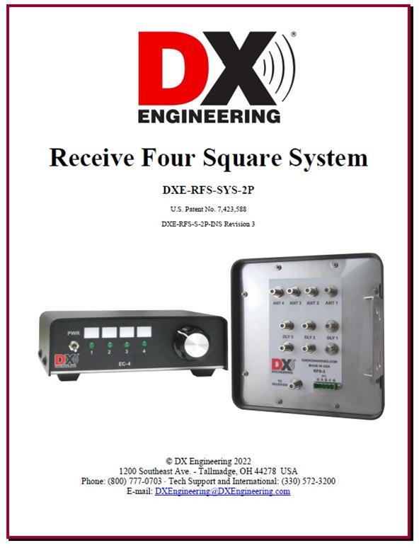 DX Engineering DXE-RFS-SYS-2P DX Engineering Receive Four Square Array ...