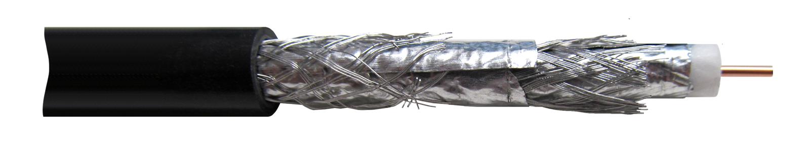 DX Engineering DXE-RG6UQ-CTL DX Engineering RG-6U 75-ohm Standard Quad ...