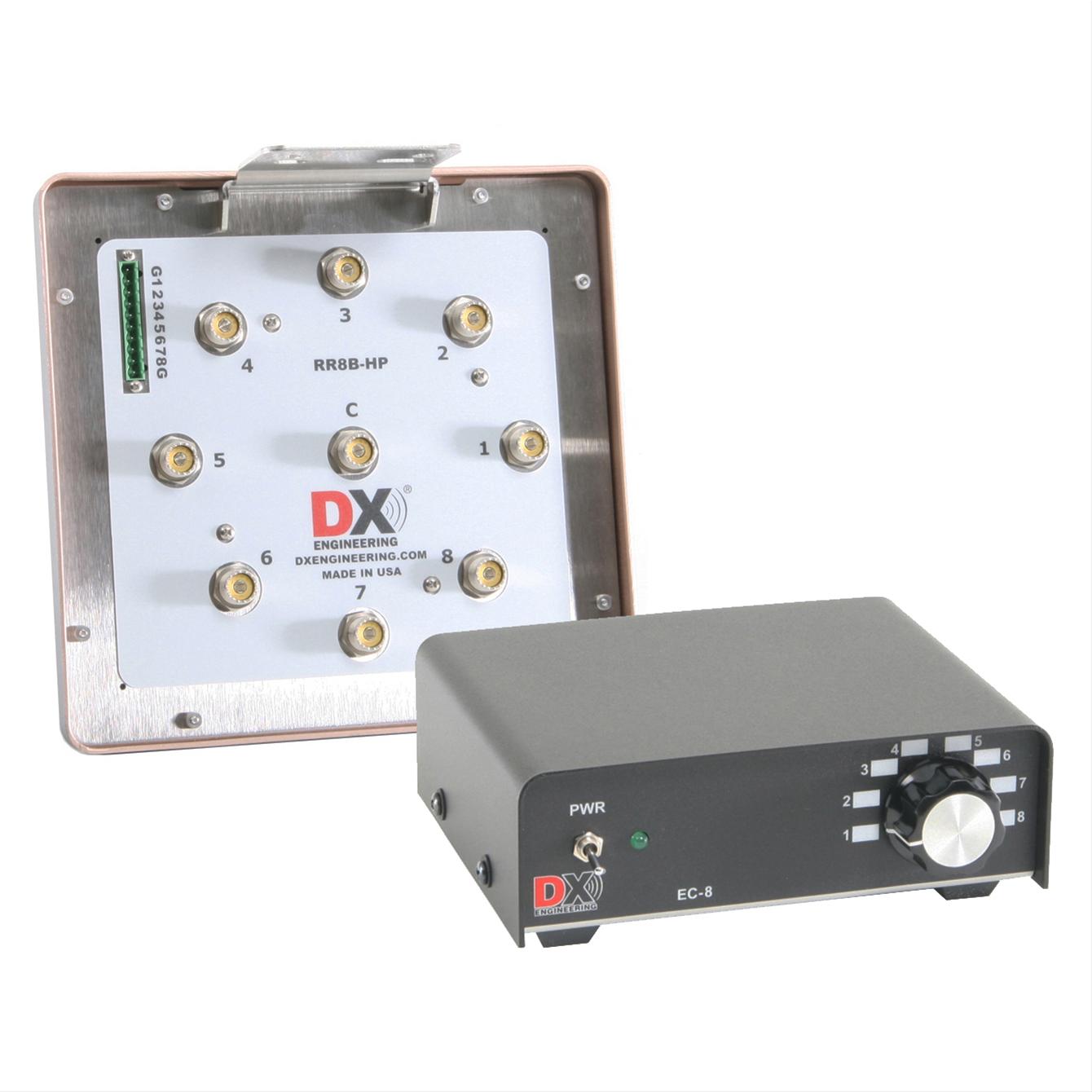DX Engineering DXE-RR8B-HP-P2 DX Engineering RR8B Remote Antenna Switch ...