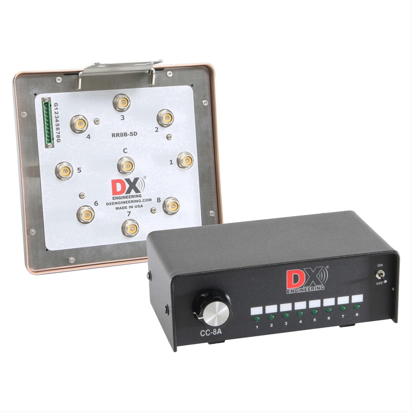 DX Engineering DXE-RR8B-SD-P1 DX Engineering RR8B Remote Antenna Switch ...