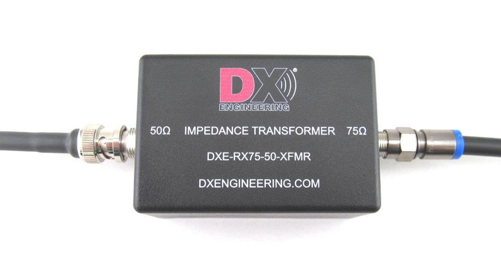 DX Engineering DXE-RX75-50-XFMR DX Engineering Receive Feedline ...