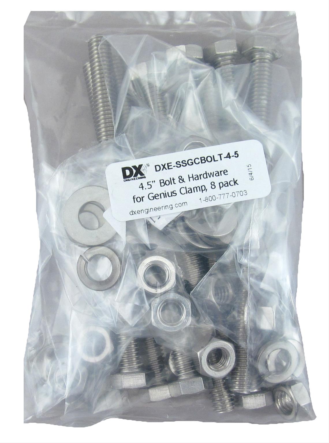 DX Engineering DXE-SSGCBOLT-4-5 DX Engineering Hex Bolt Hardware Sets ...