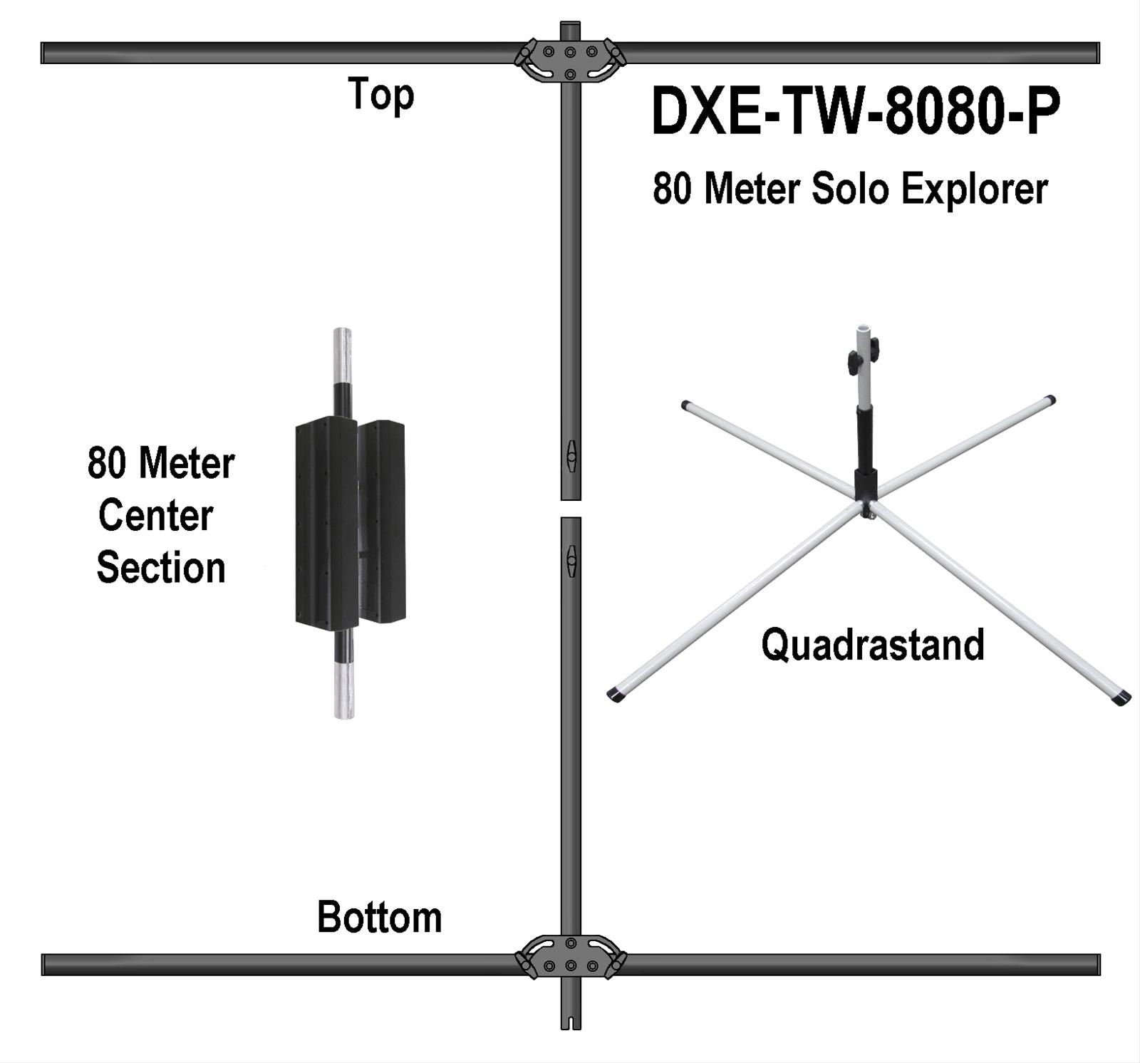 DX Engineering DXE-TW-8080-P DX Engineering TW Antenna 80 Meter Solo ...