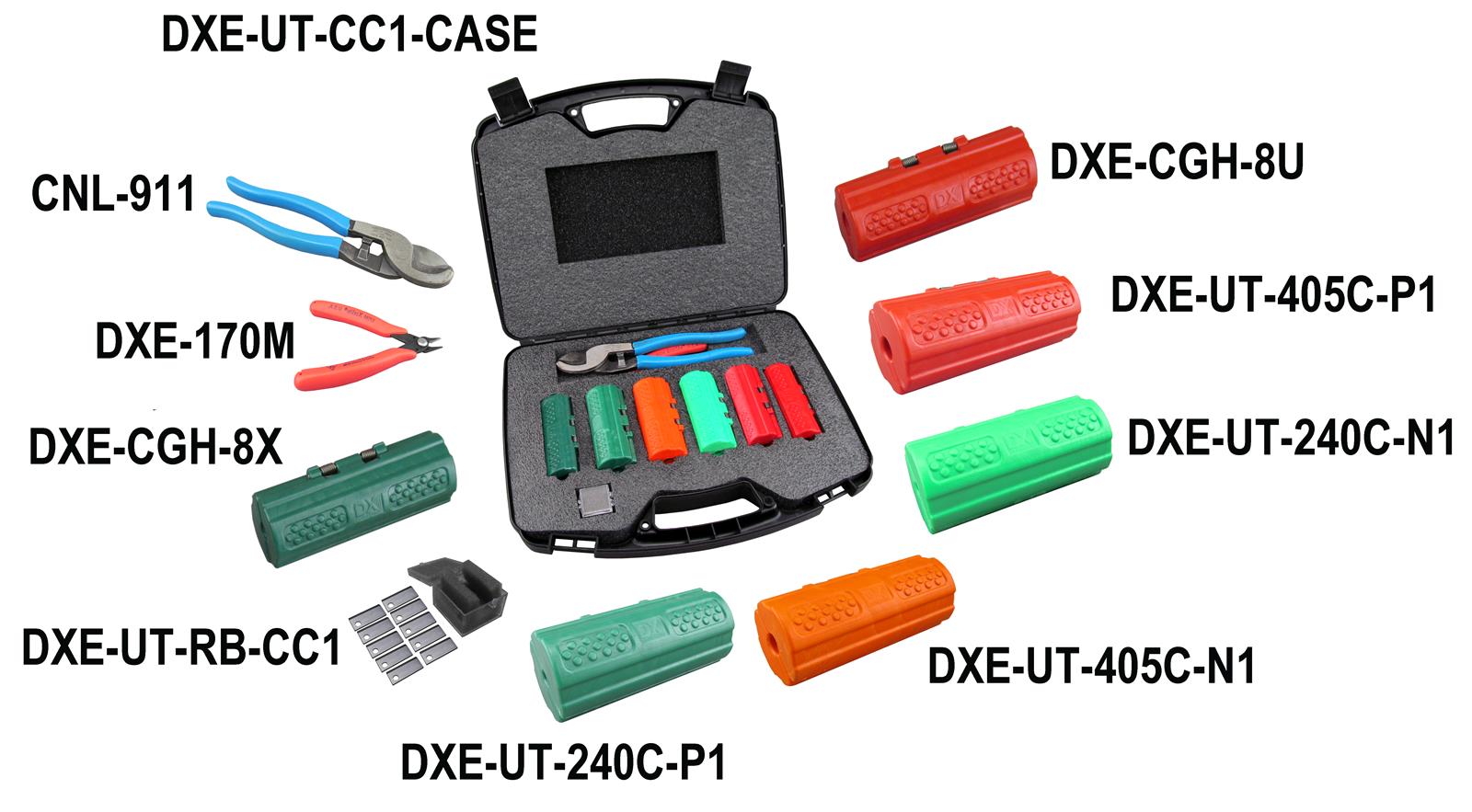 DX Engineering DXE-UT-KIT-CC1 DX Engineering Coaxial Cable Prep Tools ...
