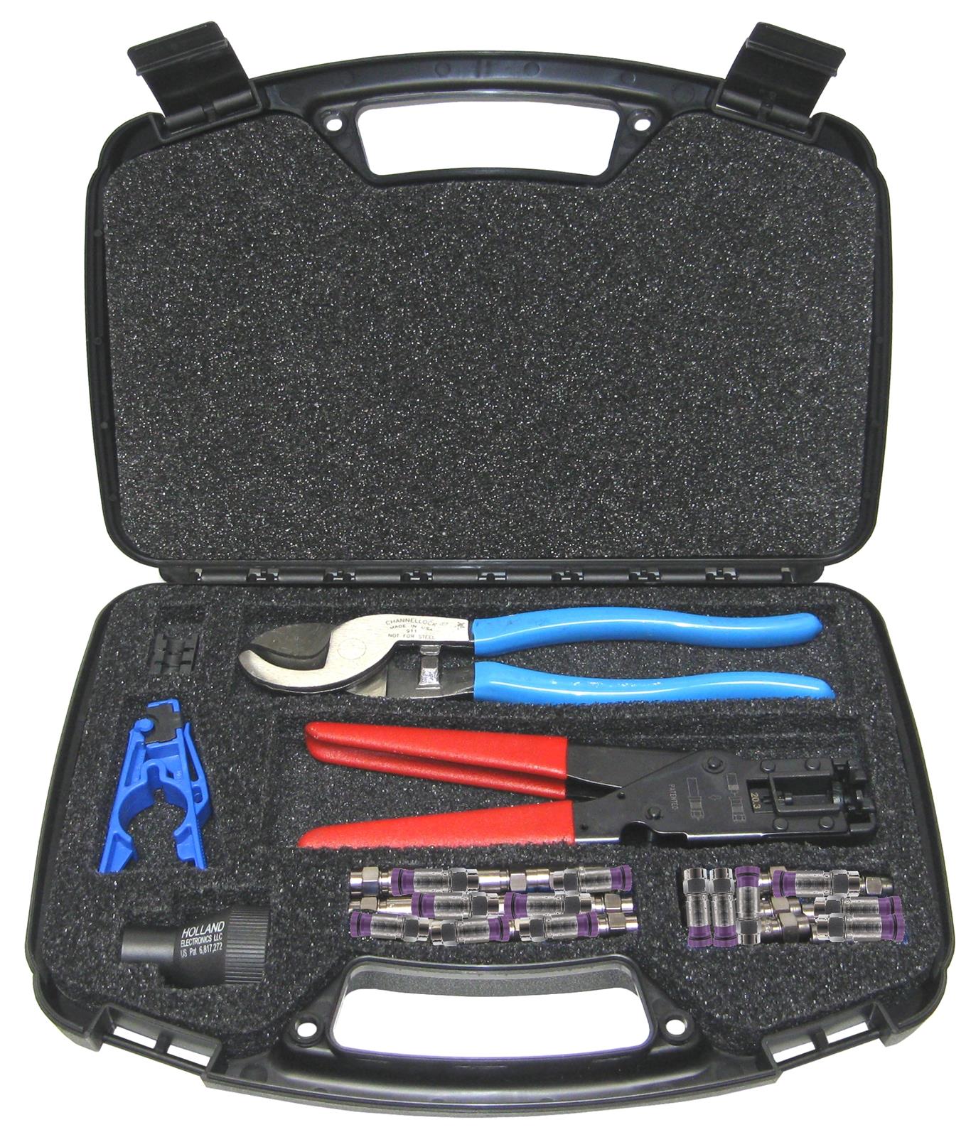 DX Engineering DXE-UT-KITFQUAD DX Engineering F-Connector RG-6 Coax ...