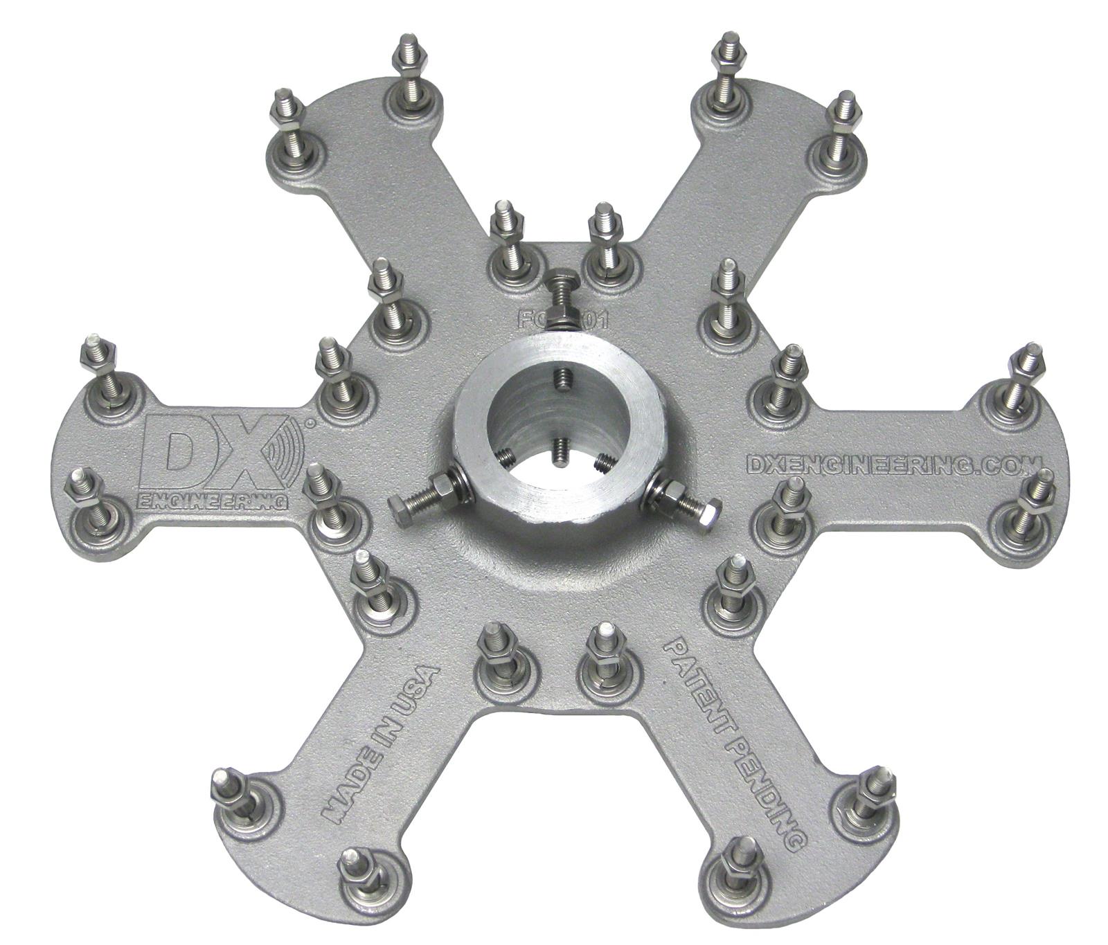 DX Engineering DXE-XB-5-HUB DX Engineering XB-5 Hexx Beam Hexx Hub | DX ...