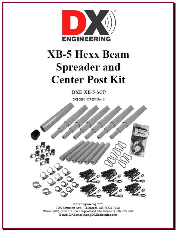 DX Engineering DXE-XB-5-SCP DX Engineering XB-5 Hexx Beam Spreader and ...