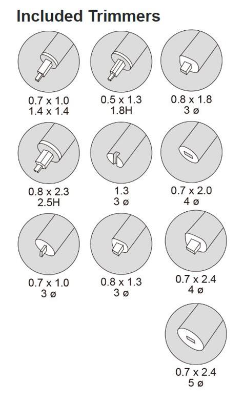 Eclipse Tools 1PK-A001 Eclipse Tools 10-Piece Alignment Trimming Tool ...