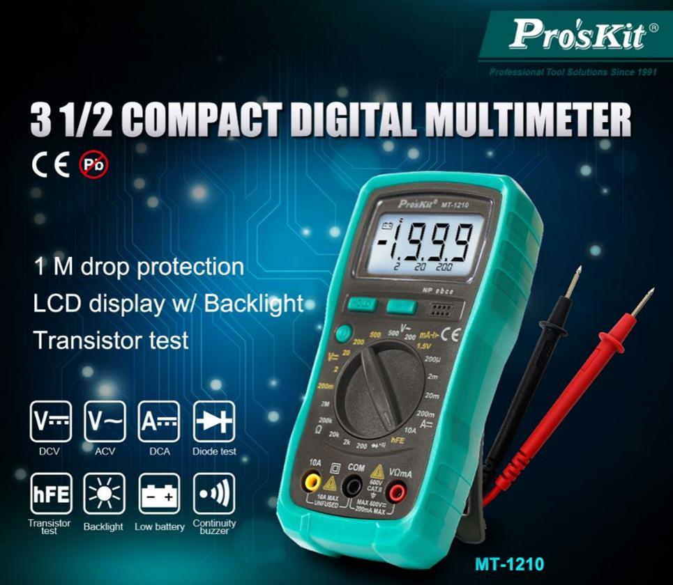 Eclipse Tools MT-1210 Eclipse Tools Compact Multimeters | DX Engineering