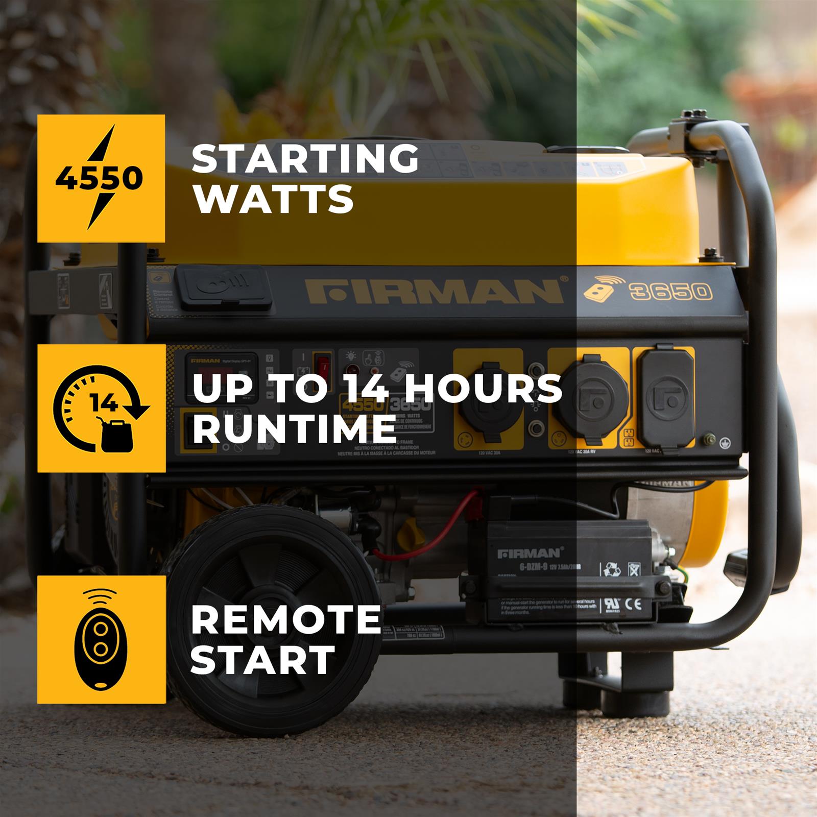 Firman P03608 Firman Portable Generators | DX Engineering