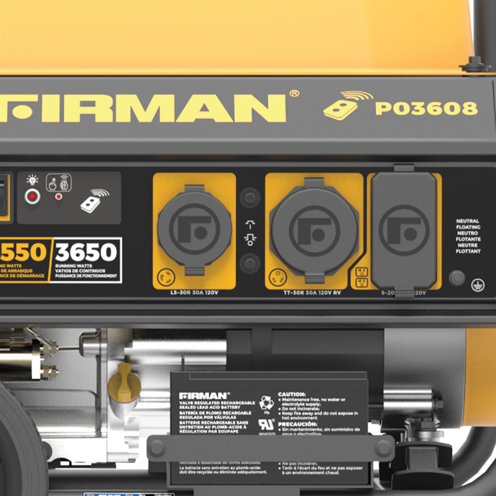 Firman P03608 Firman Portable Generators | DX Engineering