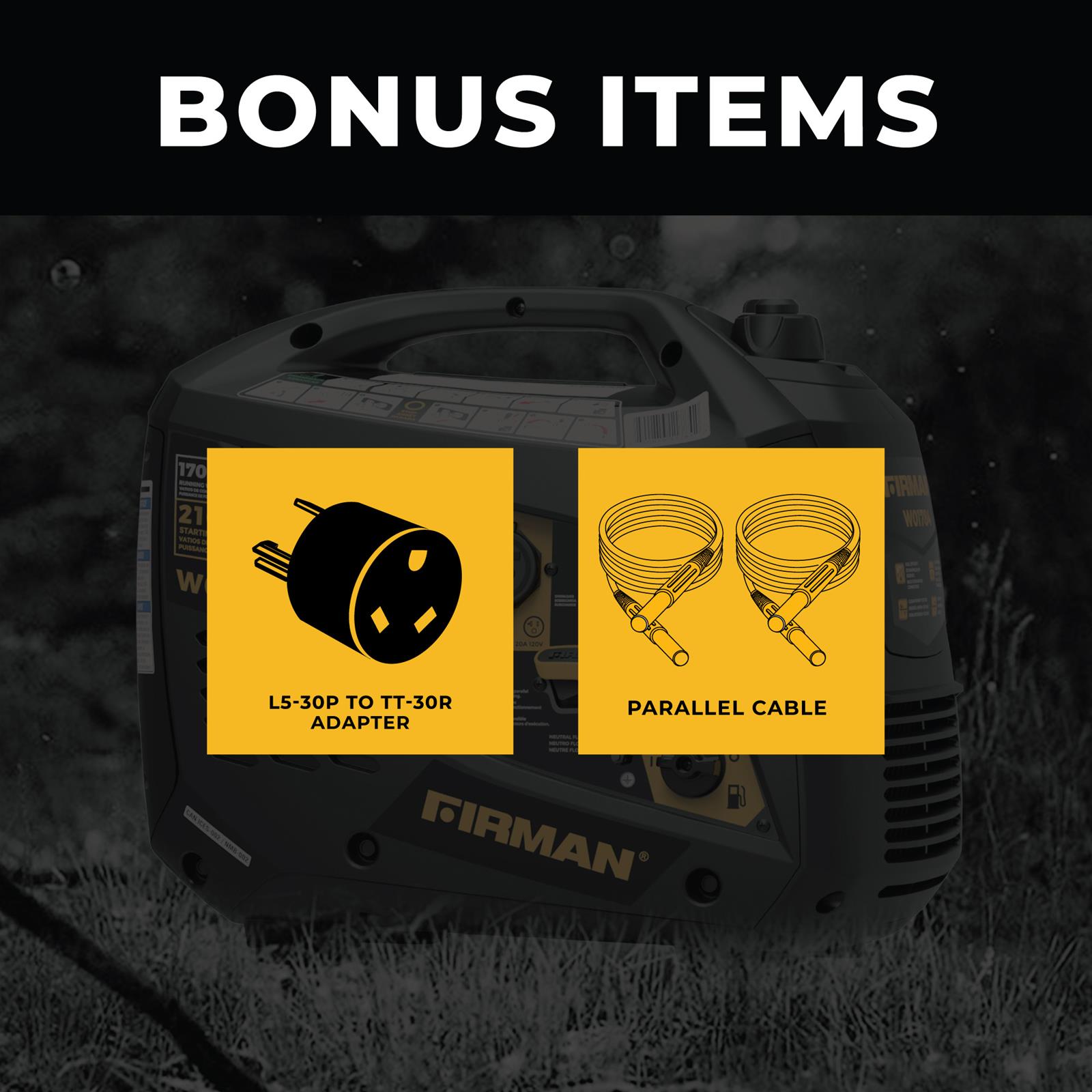 Firman W01784 Firman Inverter Portable Generators | DX Engineering