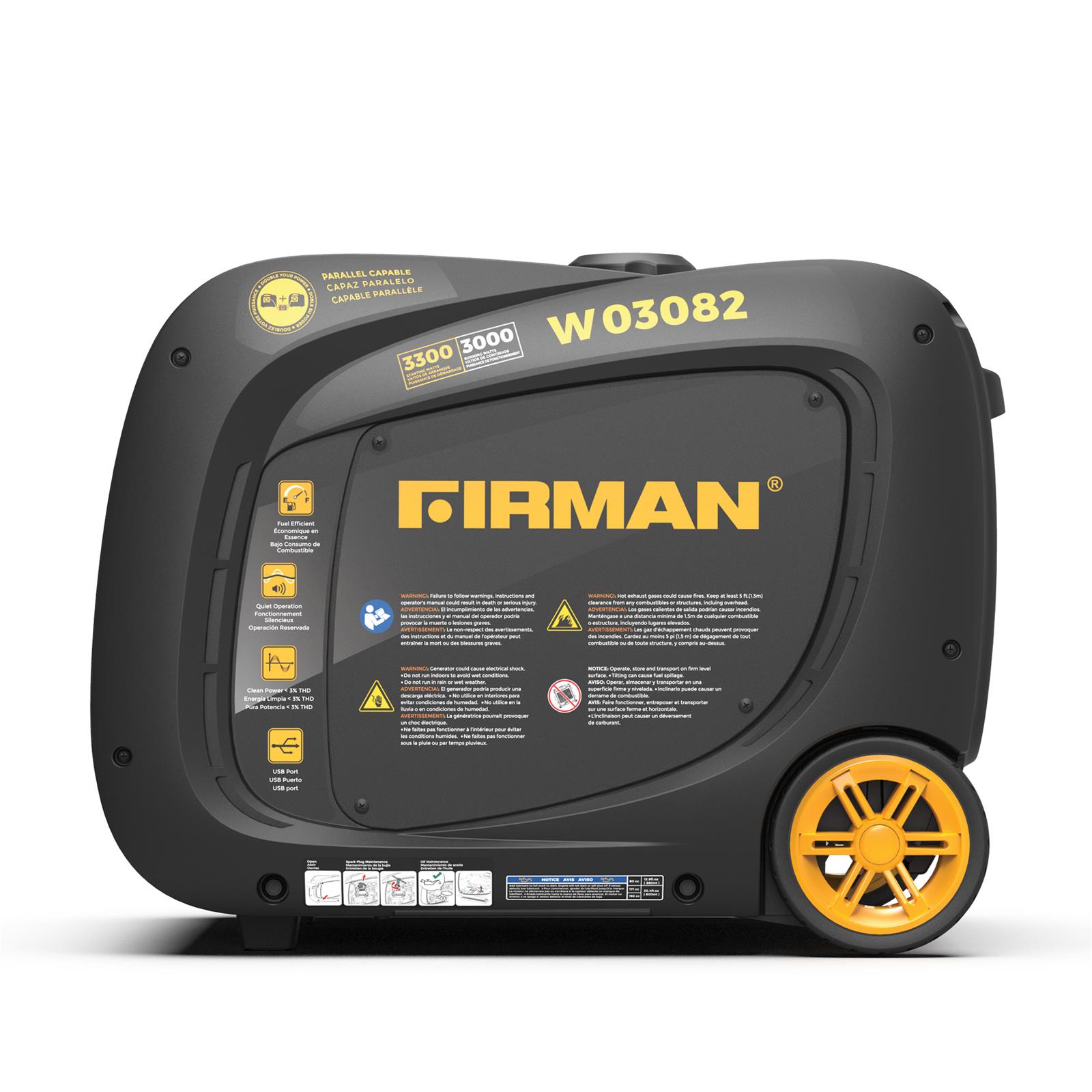 Firman W03082 Firman Inverter Portable Generators | DX Engineering