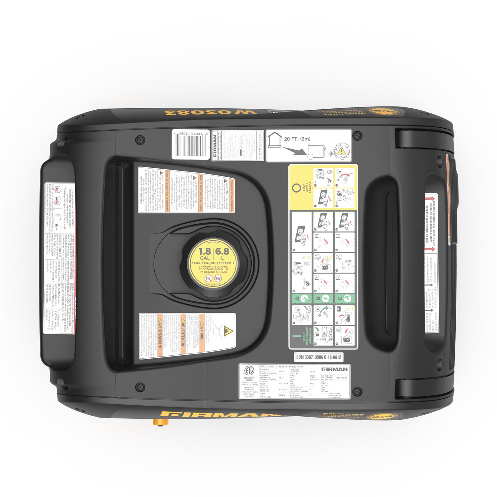 Firman W03083 Firman Inverter Portable Generators | DX Engineering