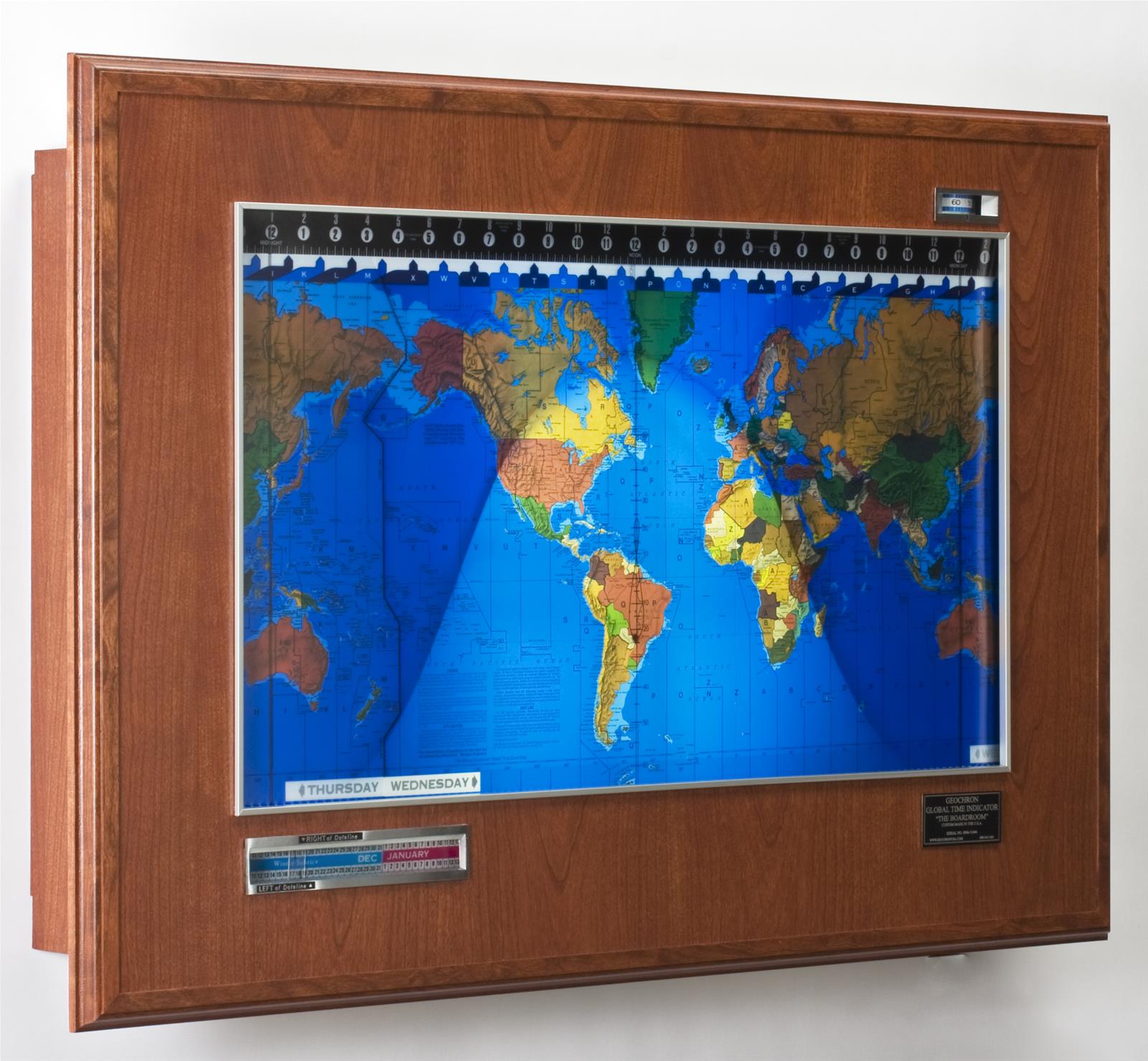 Geochron G-BRD-CHERRY Geochron World Clocks | DX Engineering