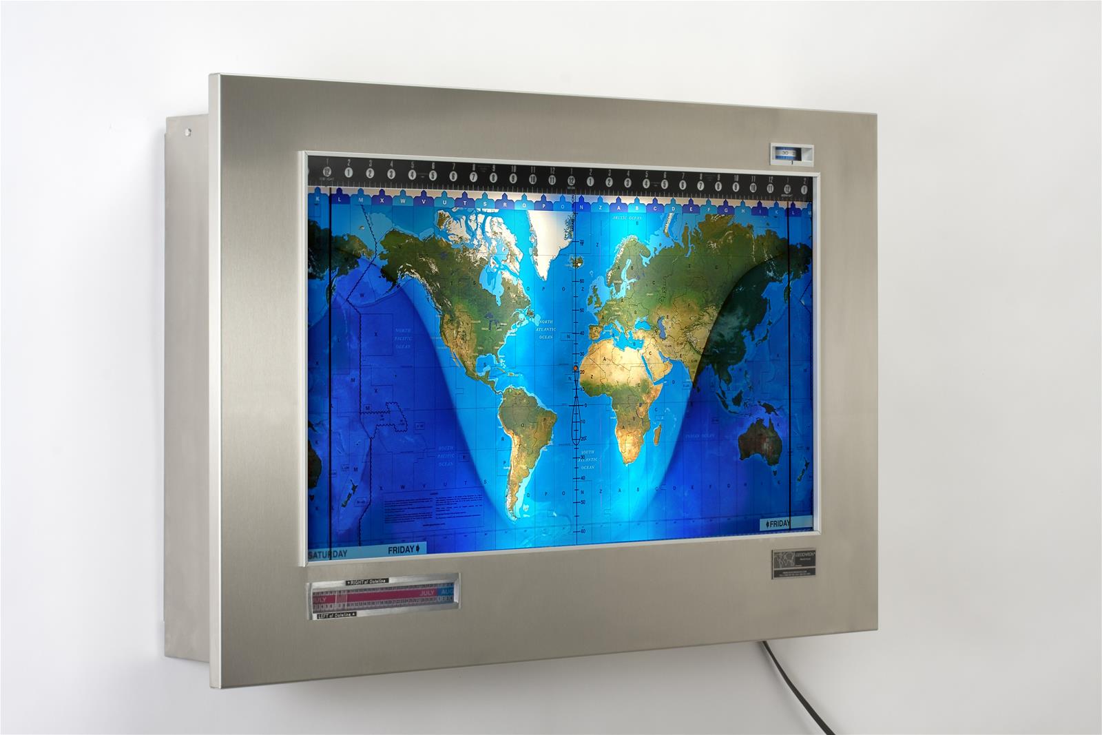 Geochron KG-STAINBR-T Geochron World Clocks | DX Engineering