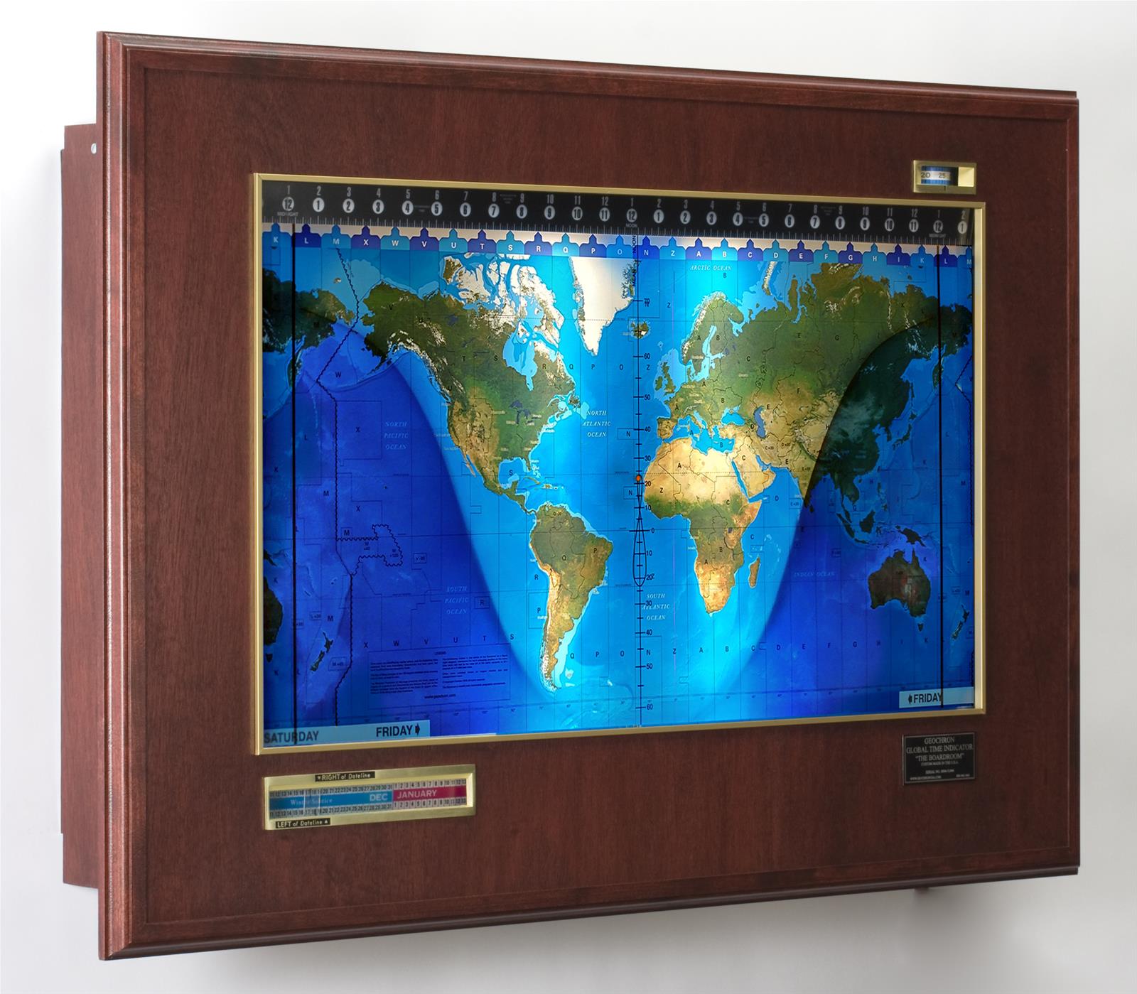 Geochron T-BRD-MAH Geochron World Clocks | DX Engineering