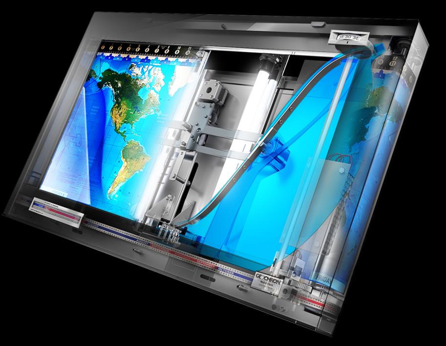 Geochron KG-STAINBR-G Geochron World Clocks | DX Engineering