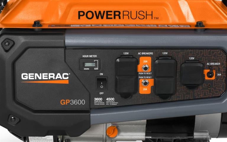 Generac 7677 Generac GP3600 Series Portable Generators | DX Engineering