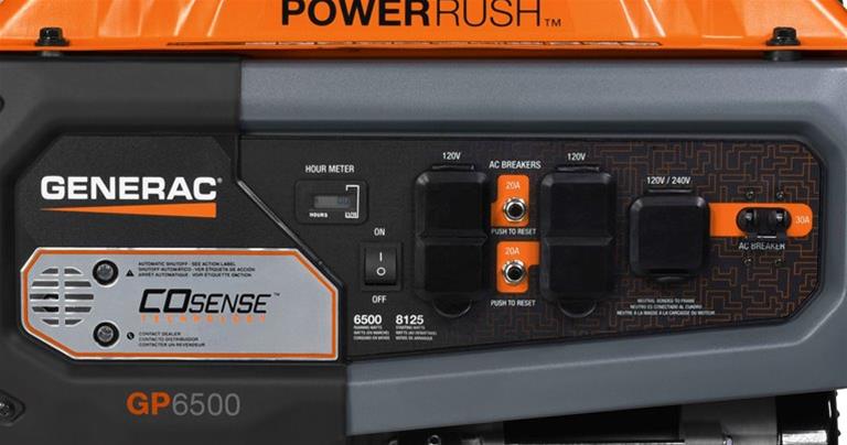 Generac 7680 Generac GP6500 Series Portable Generators | DX Engineering