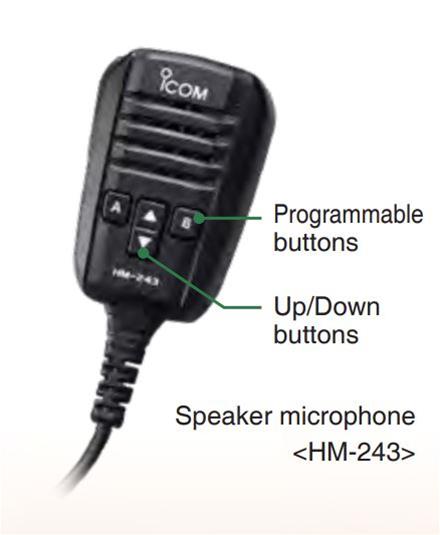 ICOM HM-243 ICOM Handheld Speaker-Microphones | DX Engineering