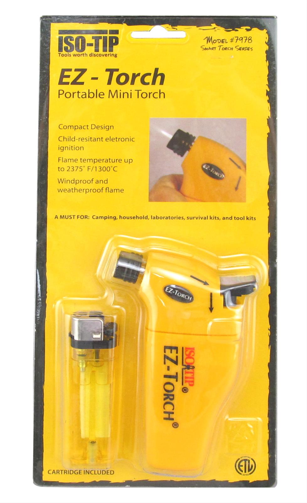 ISO-TIP 7978 ISO-TIP 7978 Smart Torch EZ Portable Butane Torches | DX ...