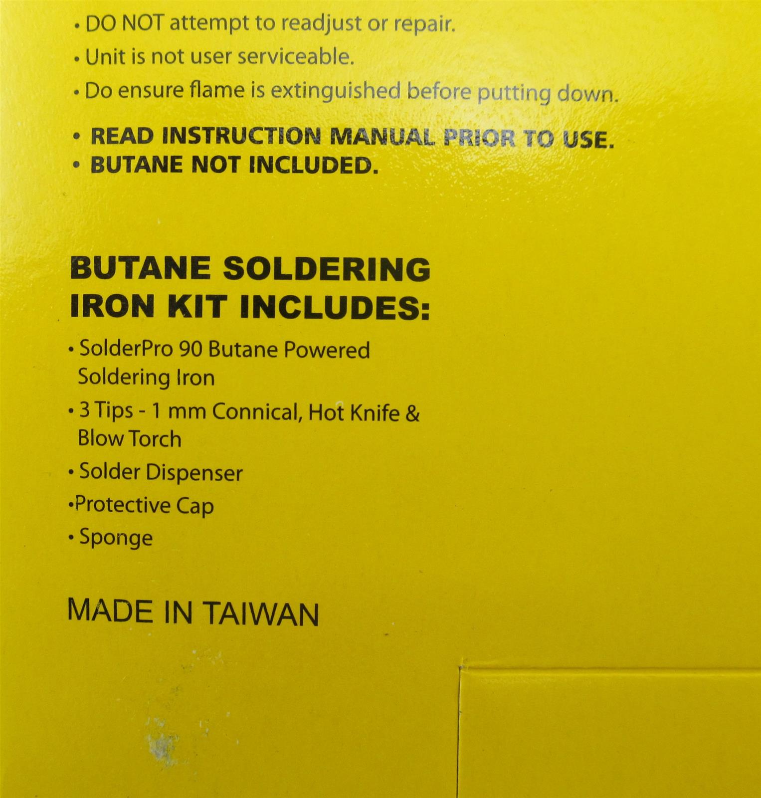 ISO-TIP 9010 ISO-TIP 9010 Pro 90 Butane Soldering Iron Kits | DX ...