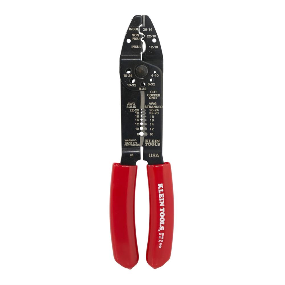 Klein Tools 1001 Klein Tools Multipurpose Wire Crimpers | DX Engineering