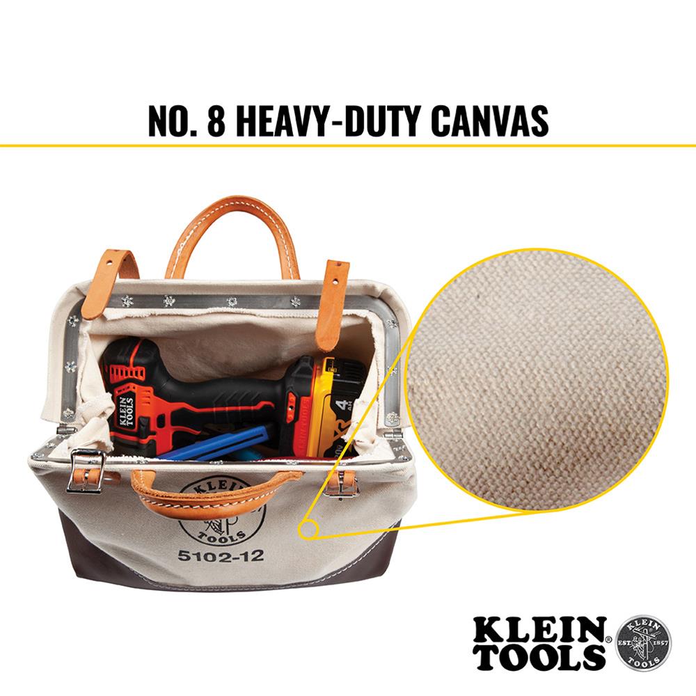 Klein Tools 5102-12 Klein Tools Canvas Tool Bags | DX Engineering