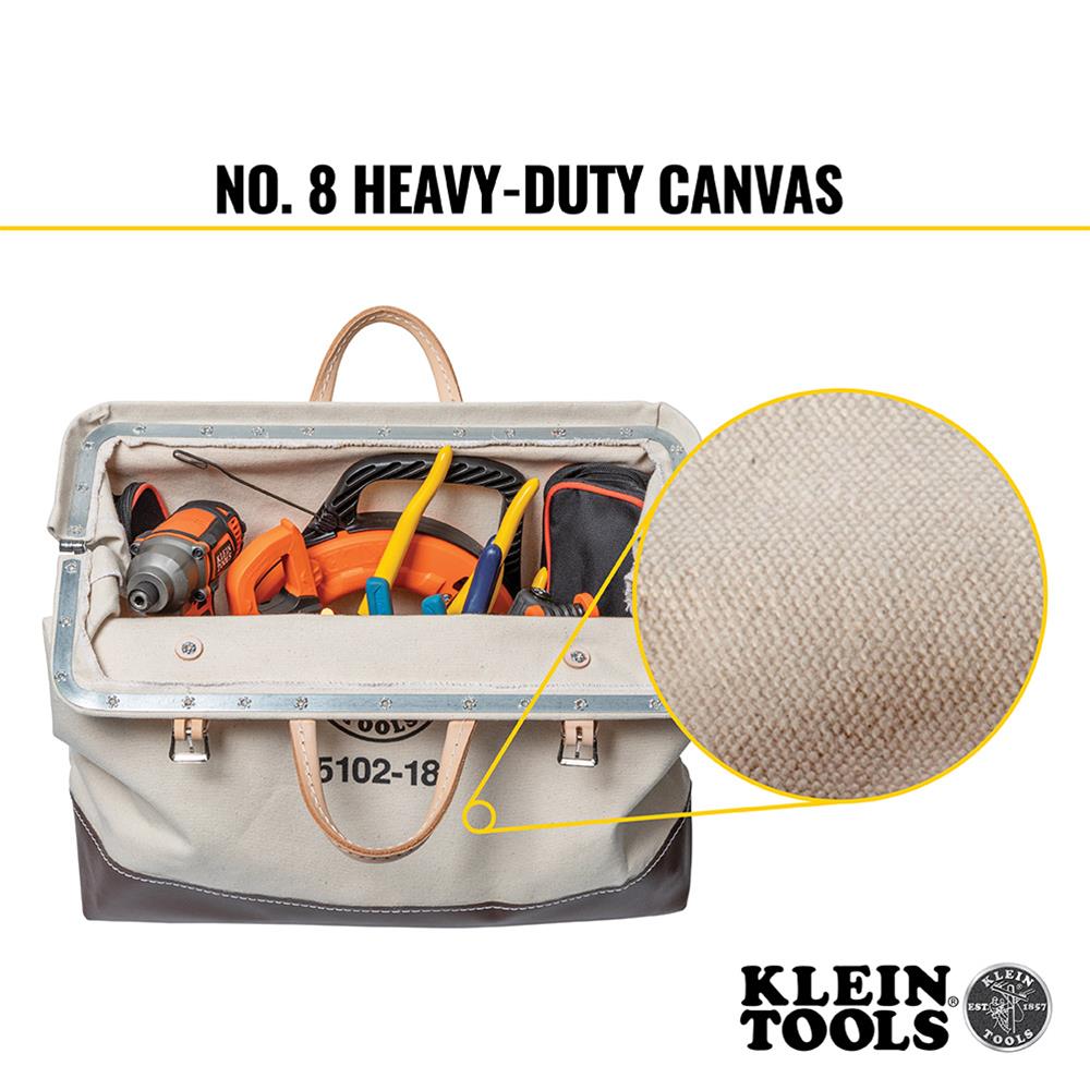 Klein Tools 5102-18 Klein Tools Canvas Tool Bags | DX Engineering