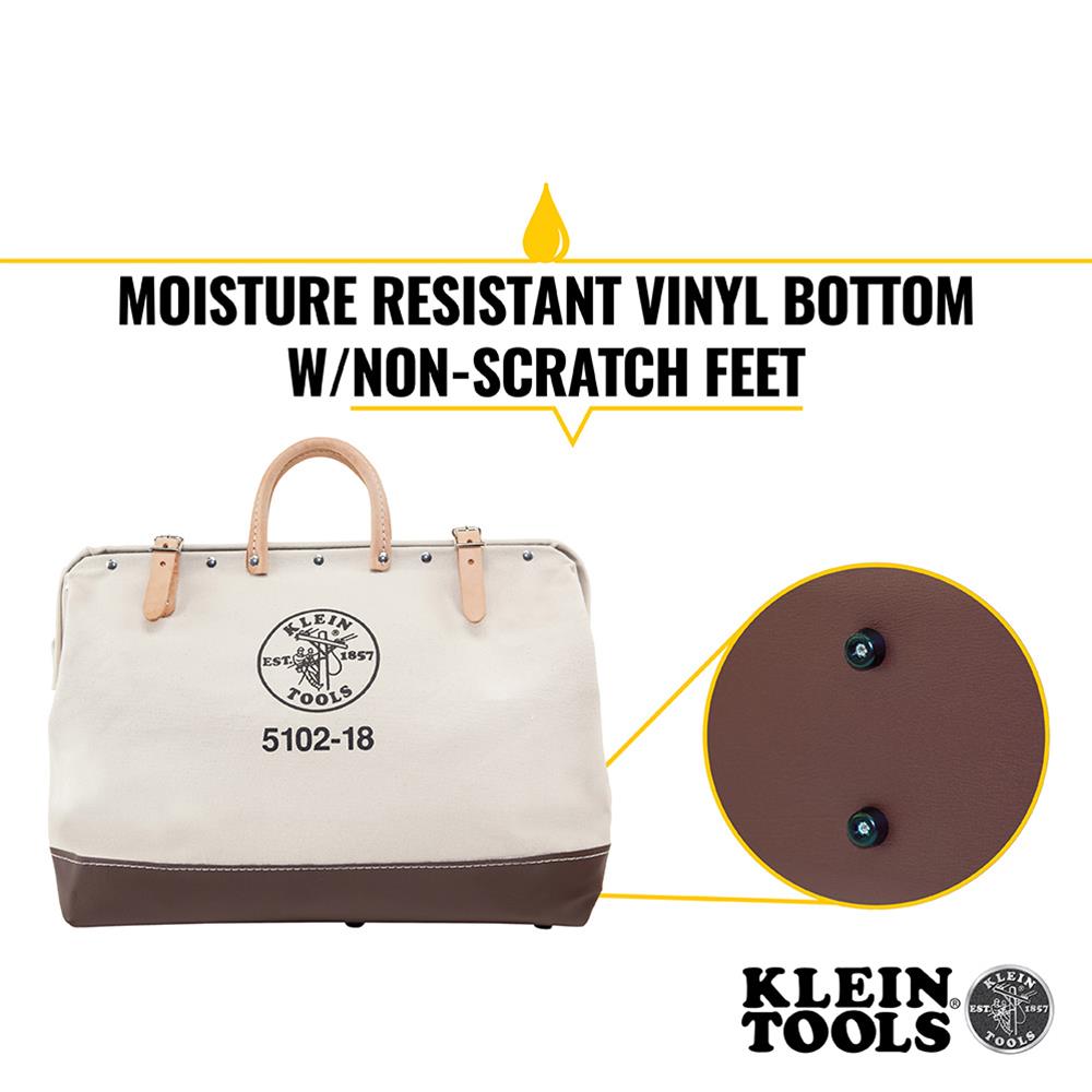 Klein Tools 5102-18 Klein Tools Canvas Tool Bags | DX Engineering