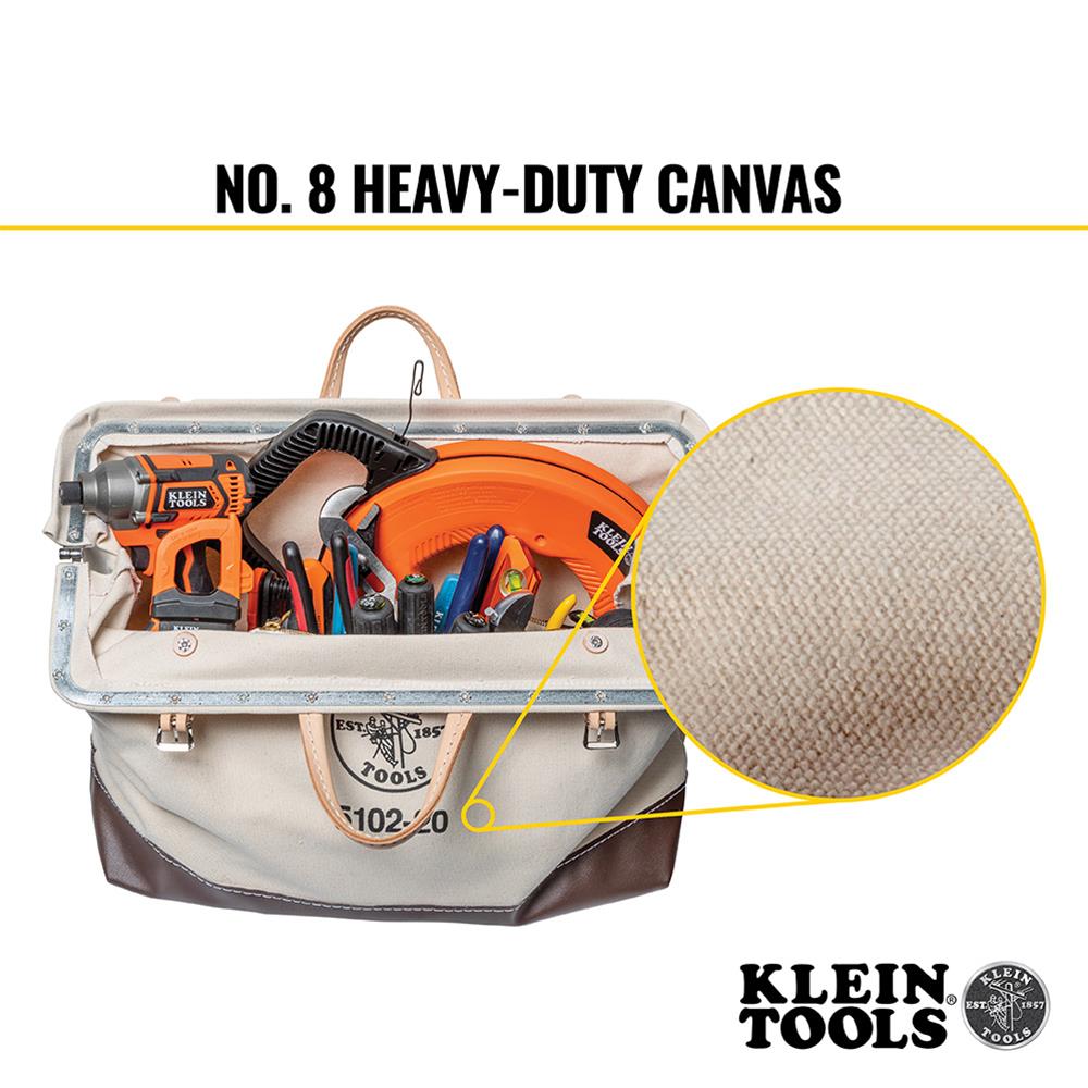 Klein Tools 5102-20 Klein Tools Canvas Tool Bags | DX Engineering