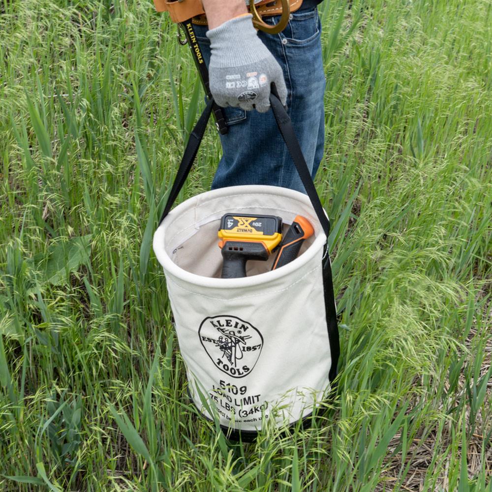 Klein Tools 5109 Klein Tools Load Rated 5109 Series Canvas Buckets | DX ...