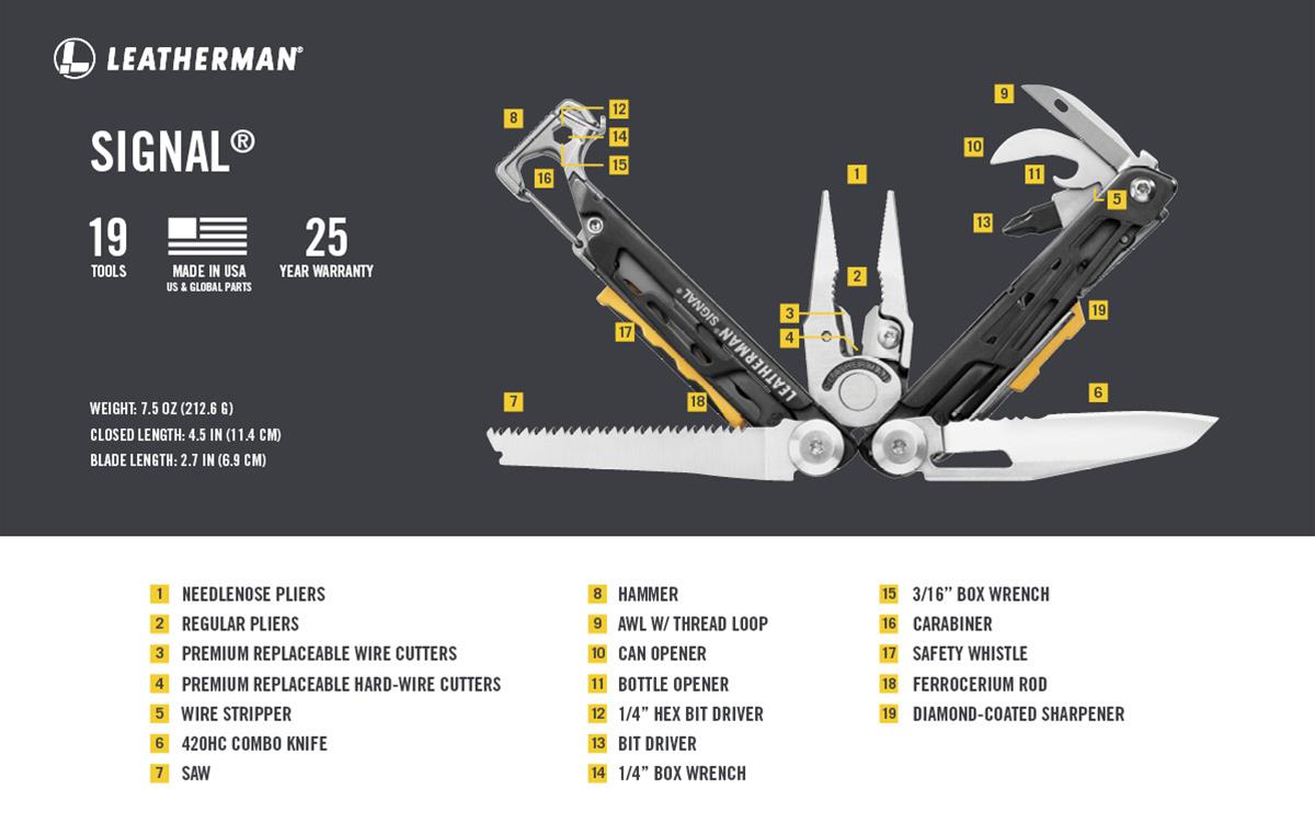 Leatherman 832262 Leatherman Signal Multi-Tools | DX Engineering