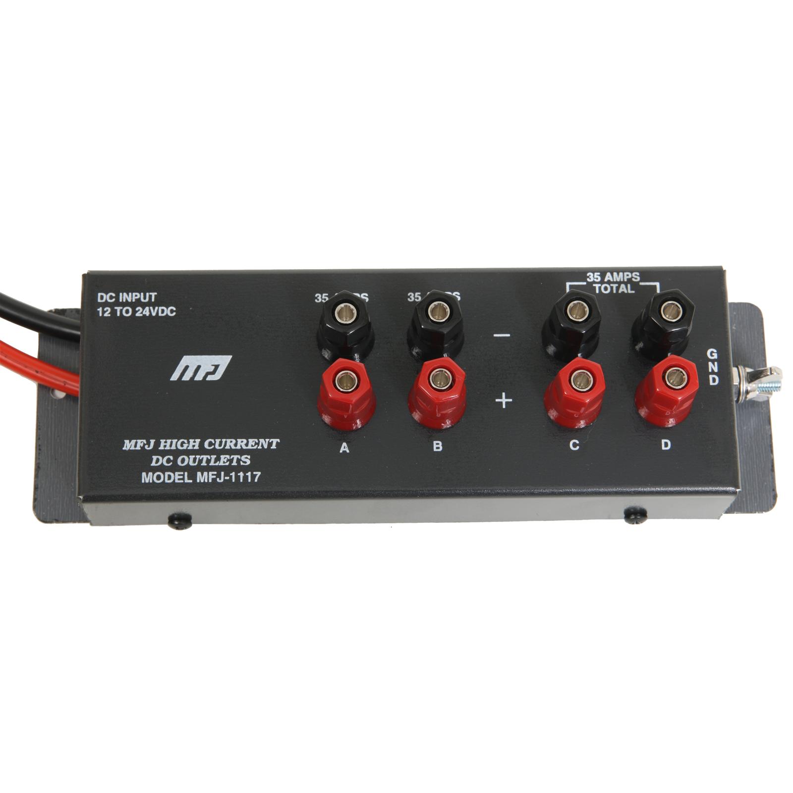 MFJ MFJ-1117 MFJ DC Multiple Outlet Panels | DX Engineering