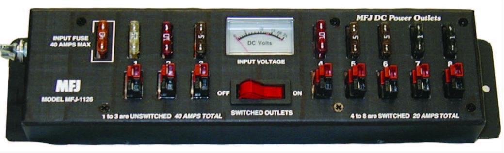MFJ MFJ-1126 MFJ DC Multiple Outlet Panels | DX Engineering