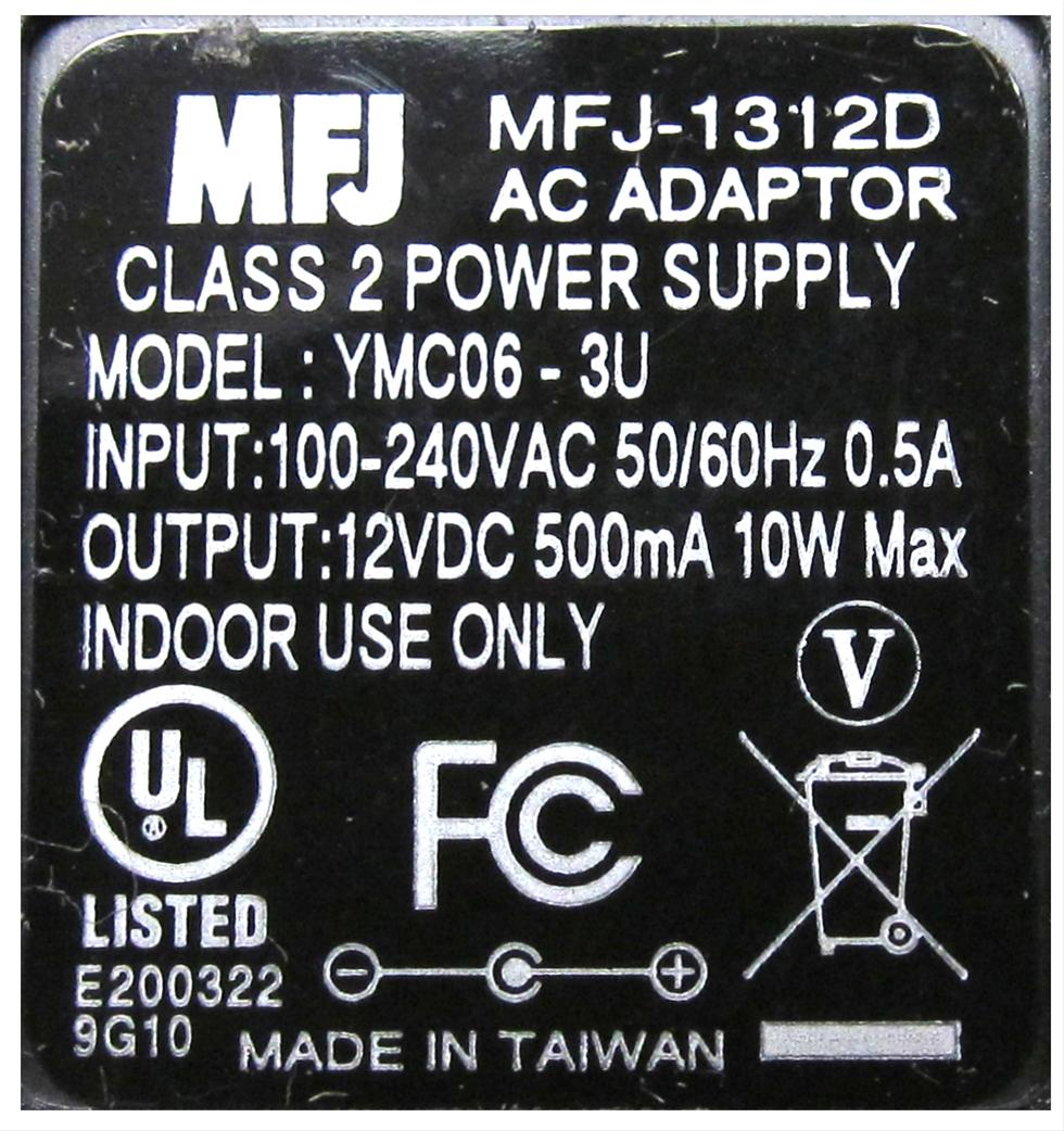 MFJ MFJ-1312D MFJ Power Supply AC Adapters | DX Engineering