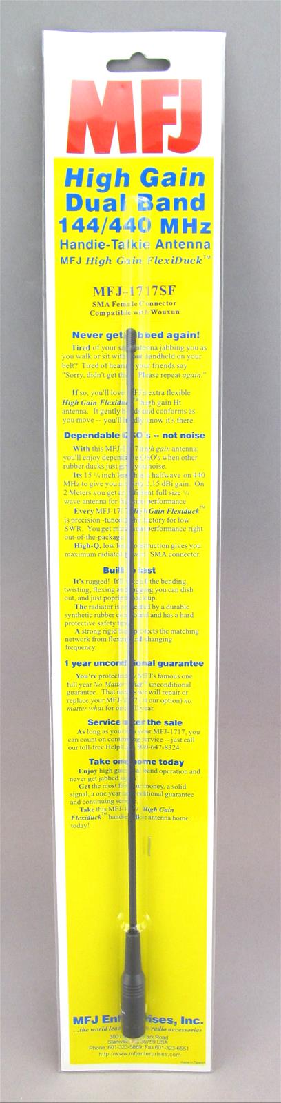 MFJ MFJ-1717SF MFJ 1717SF Dual Band Handheld Antennas | DX Engineering