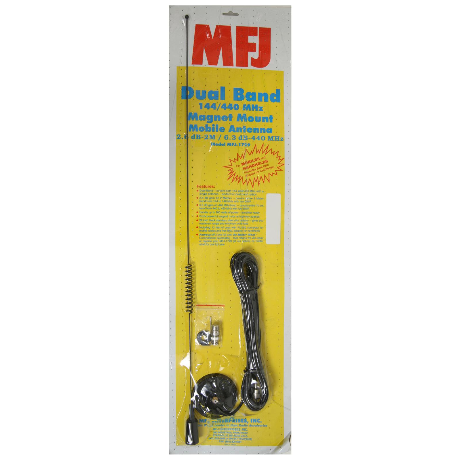 MFJ MFJ-1729 MFJ 1729 VHF/UHF Mobile Antennas | DX Engineering