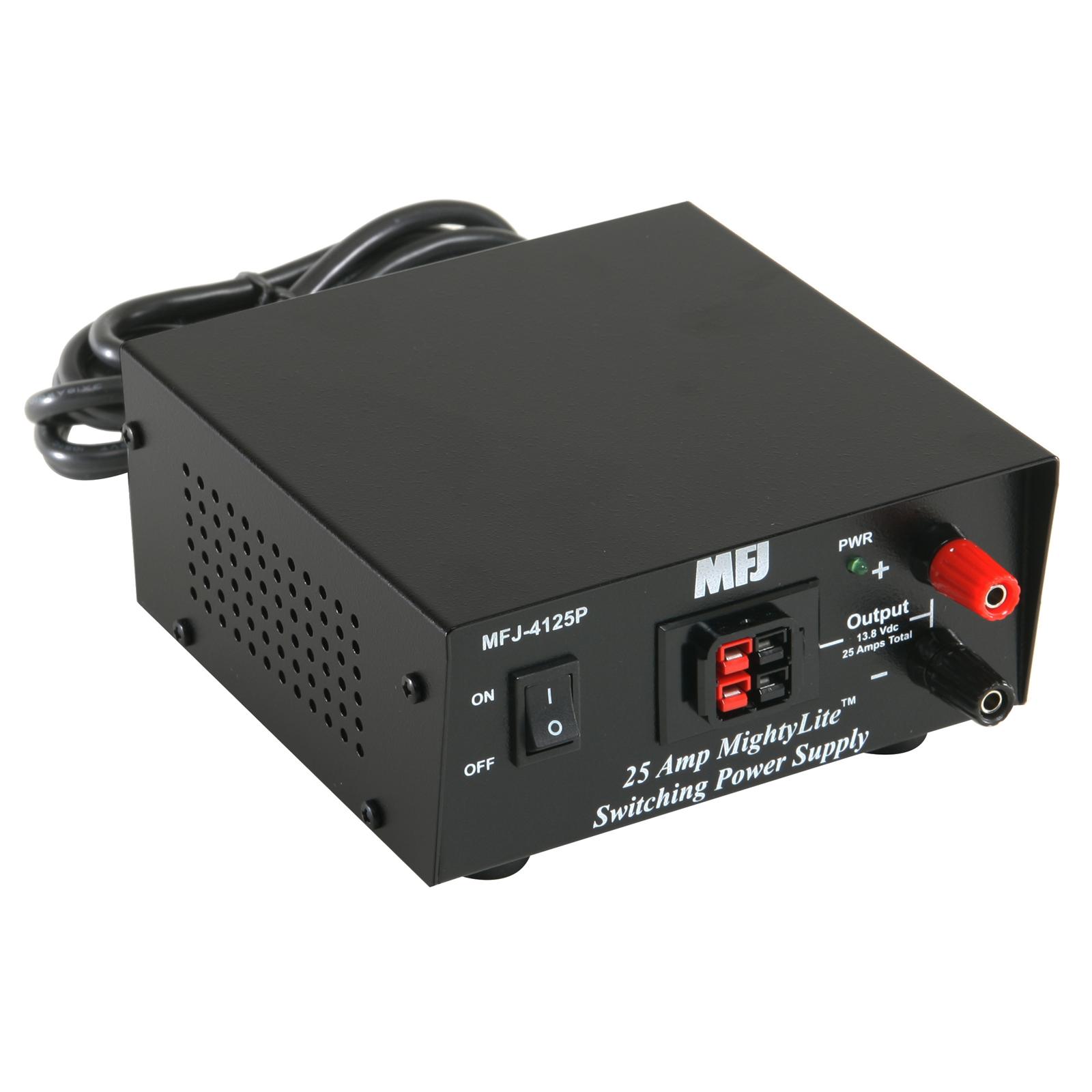 MFJ MFJ-4125P MFJ 4125P 25 Amp MightyLite Switching Power Supplies | DX ...