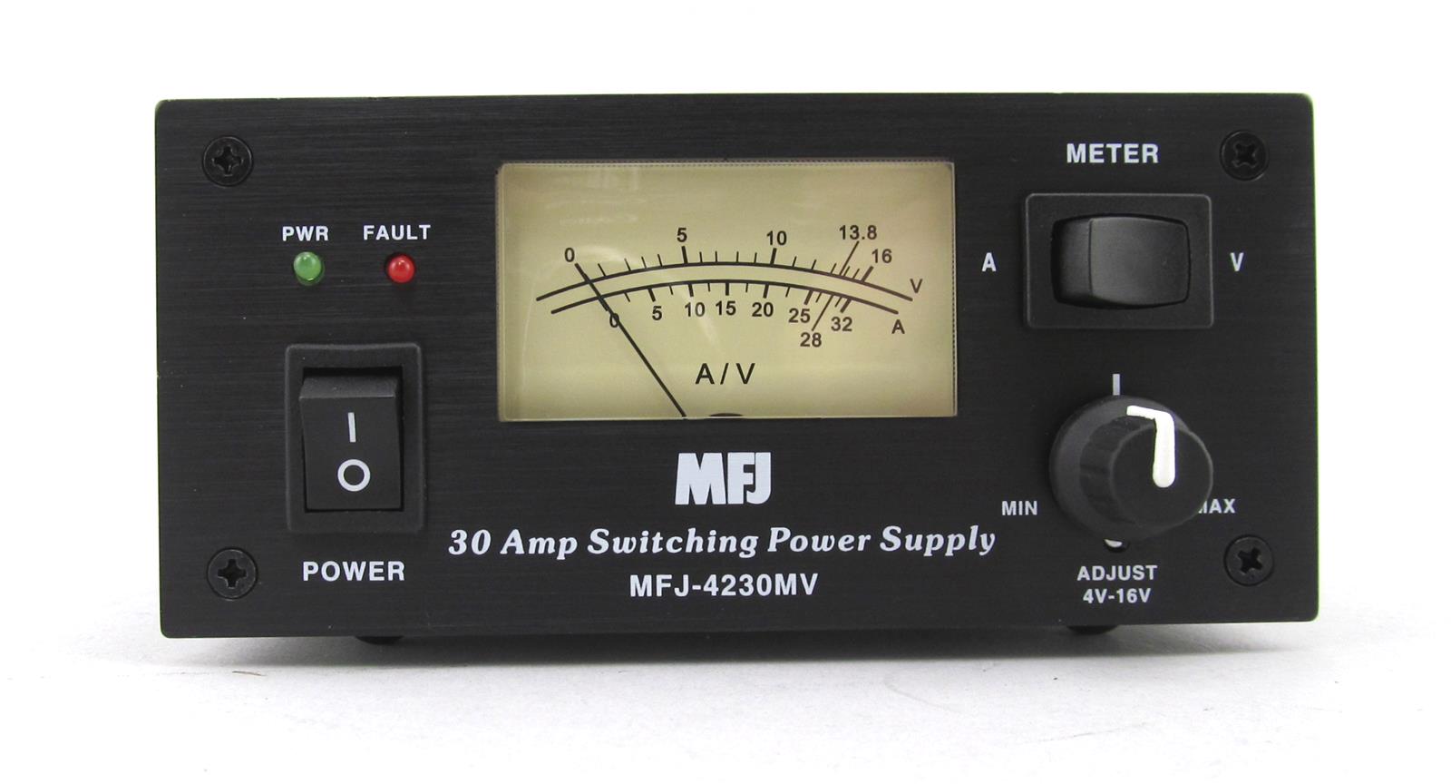 MFJ MFJ-4230MV MFJ 4230MV MightyLite 30 Amp Switching Power Supplies ...