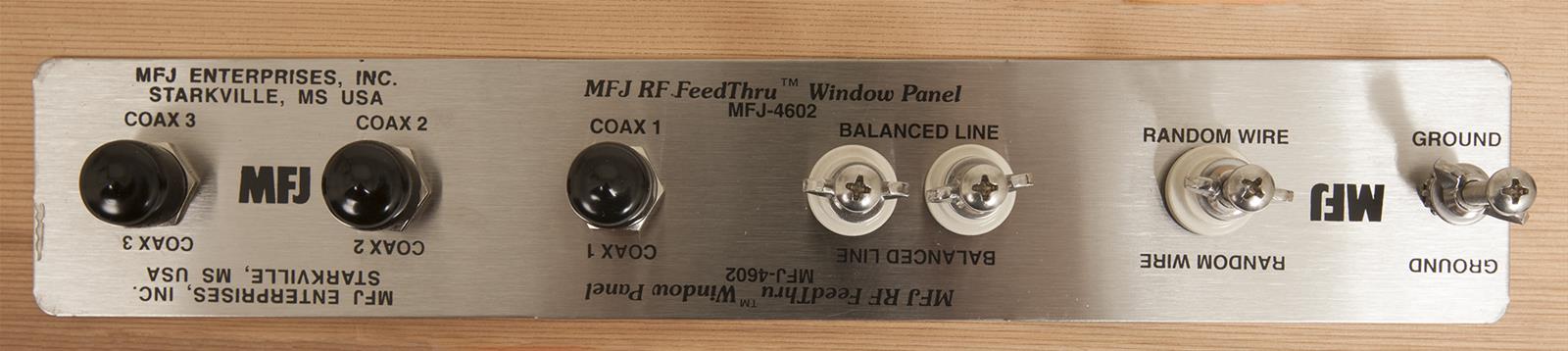 MFJ MFJ-4602 MFJ Universal Window Feedthrough Panels | DX Engineering