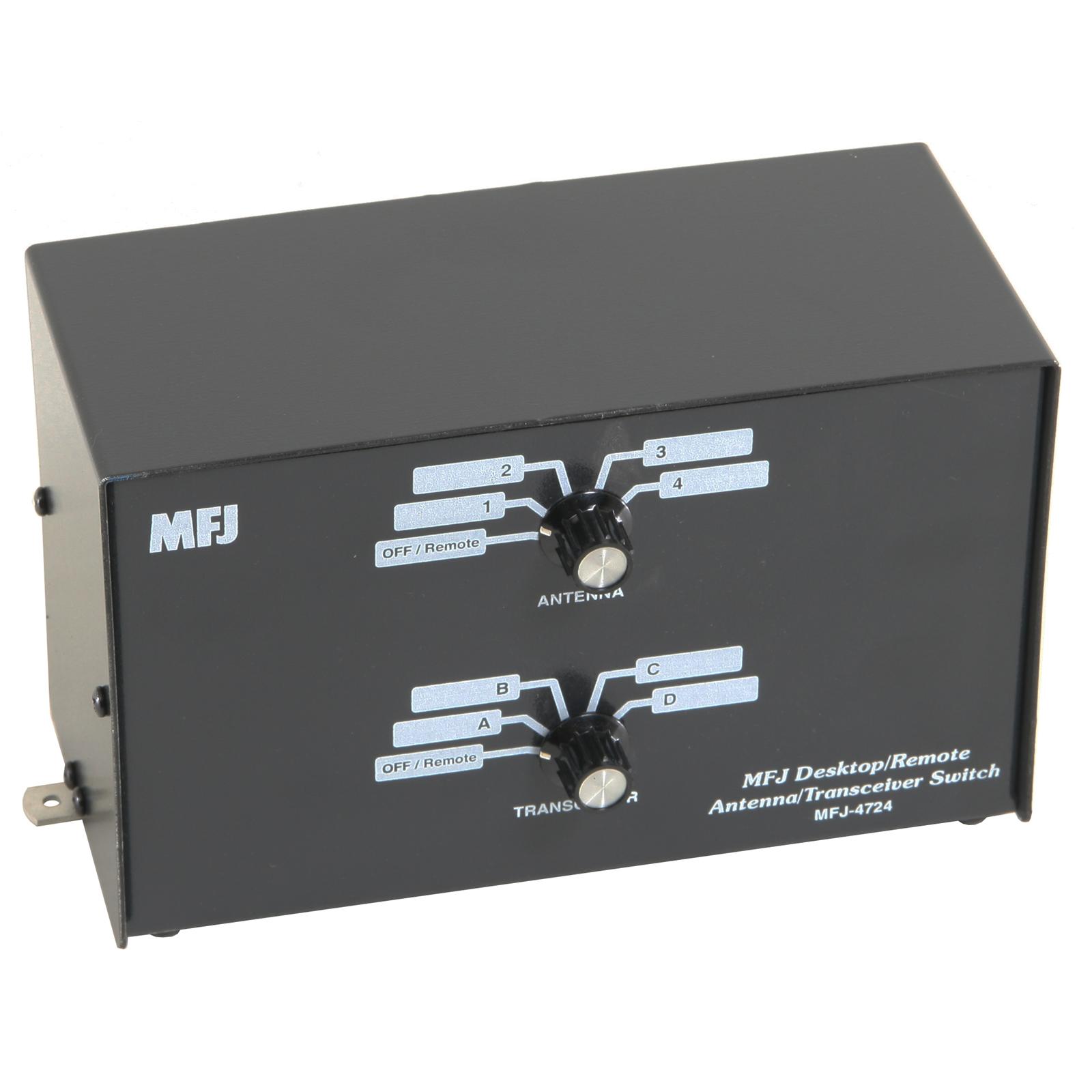 MFJ MFJ-4724 MFJ 4724 Desktop/Remote 4-Position Antenna/Transceiver ...