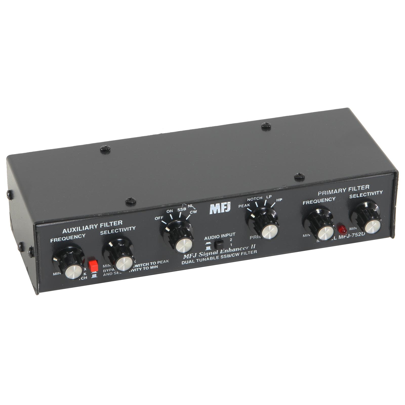 MFJ MFJ-752D NC MFJ 752D Signal Enhancer II Dual Tunable SSB/CW Audio ...