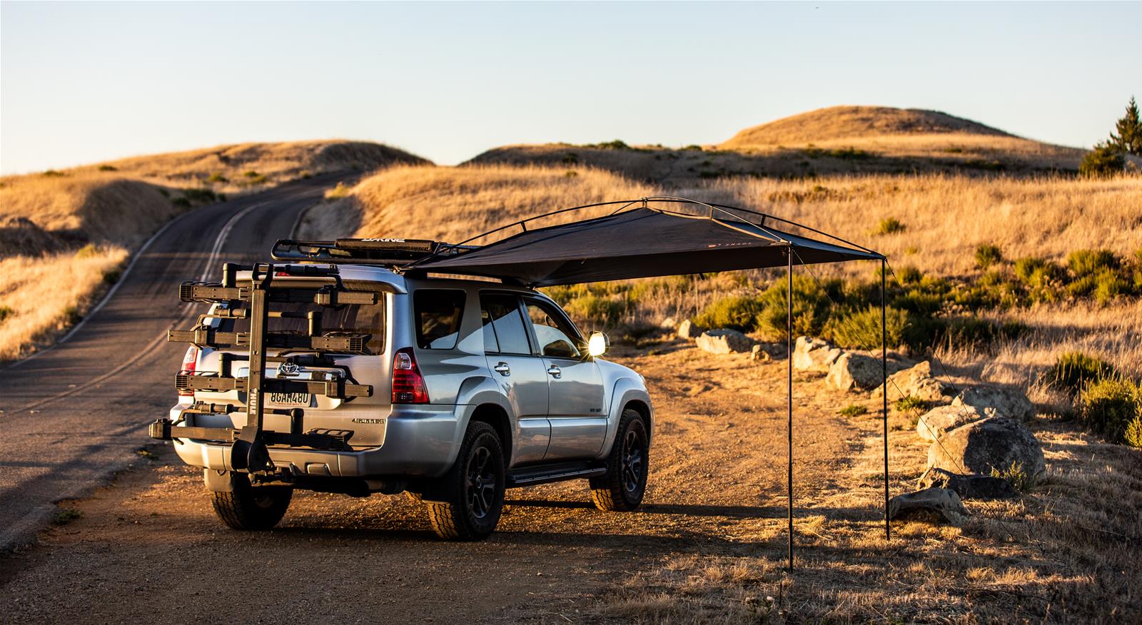 MoonFab MOONSHADE_REG_GREY MOONFAB MoonShade Portable Vehicle Awnings ...