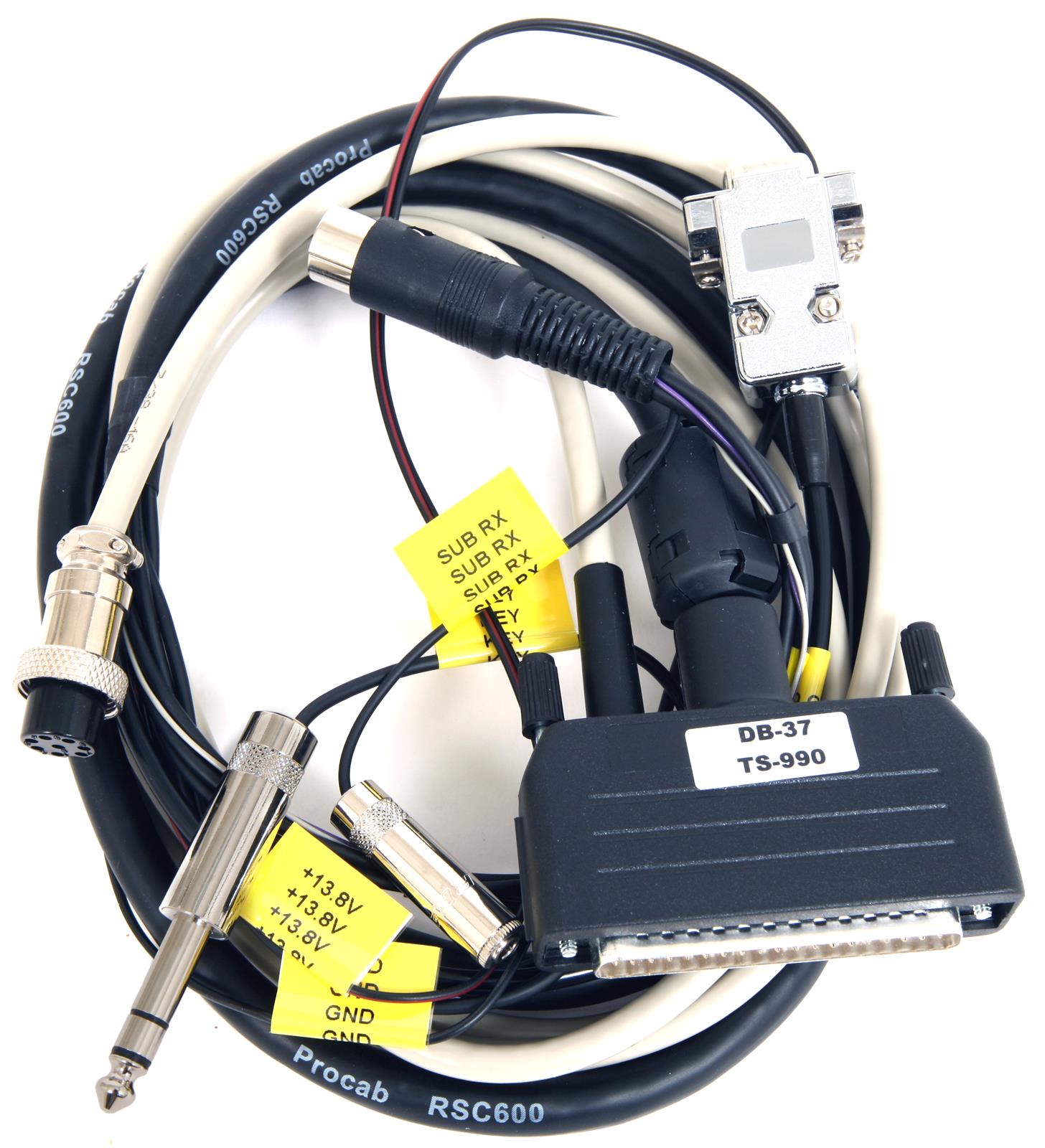 MicroHAM DB37-TS990 microHAM Radio Interface Cables | DX Engineering