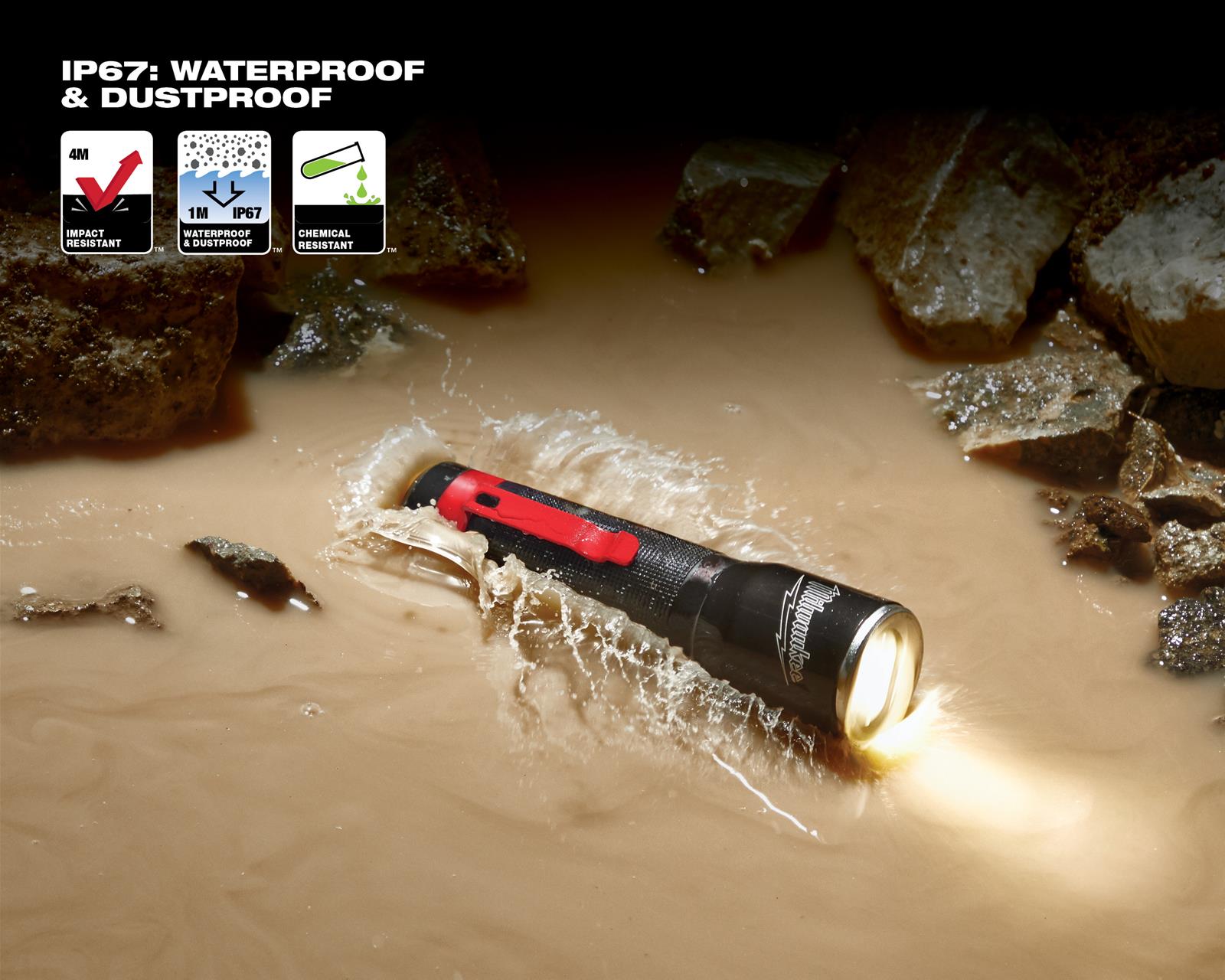 Milwaukee Tool 2107 Milwaukee Focusing Flashlights | DX Engineering